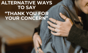 41 Alternative Ways to Say "Thank You For Your Concern" - Synonyms ...